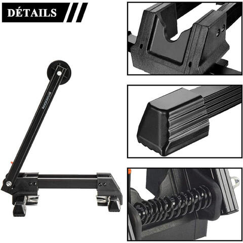 Support de Vélo Sol Râtelier Porte Vélo pour Roue Fixé Stable Fixé ...