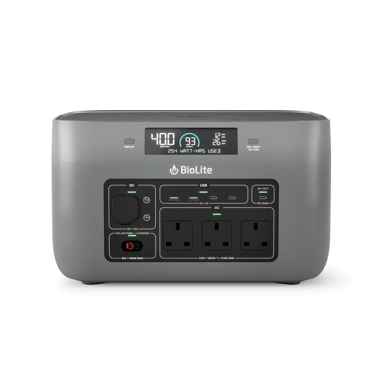 BioLite BaseCharge 1500 (1521Wh) Portable Battery Power Station | Decathlon