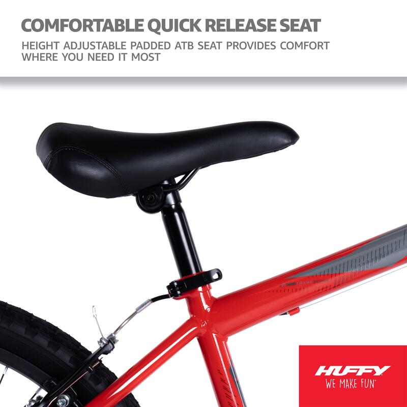 Huffy Stone Mountain Girls Mountain Bike Pink 20 Inch Hardtail 6 Speed Shimano HUFFY - Decathlon