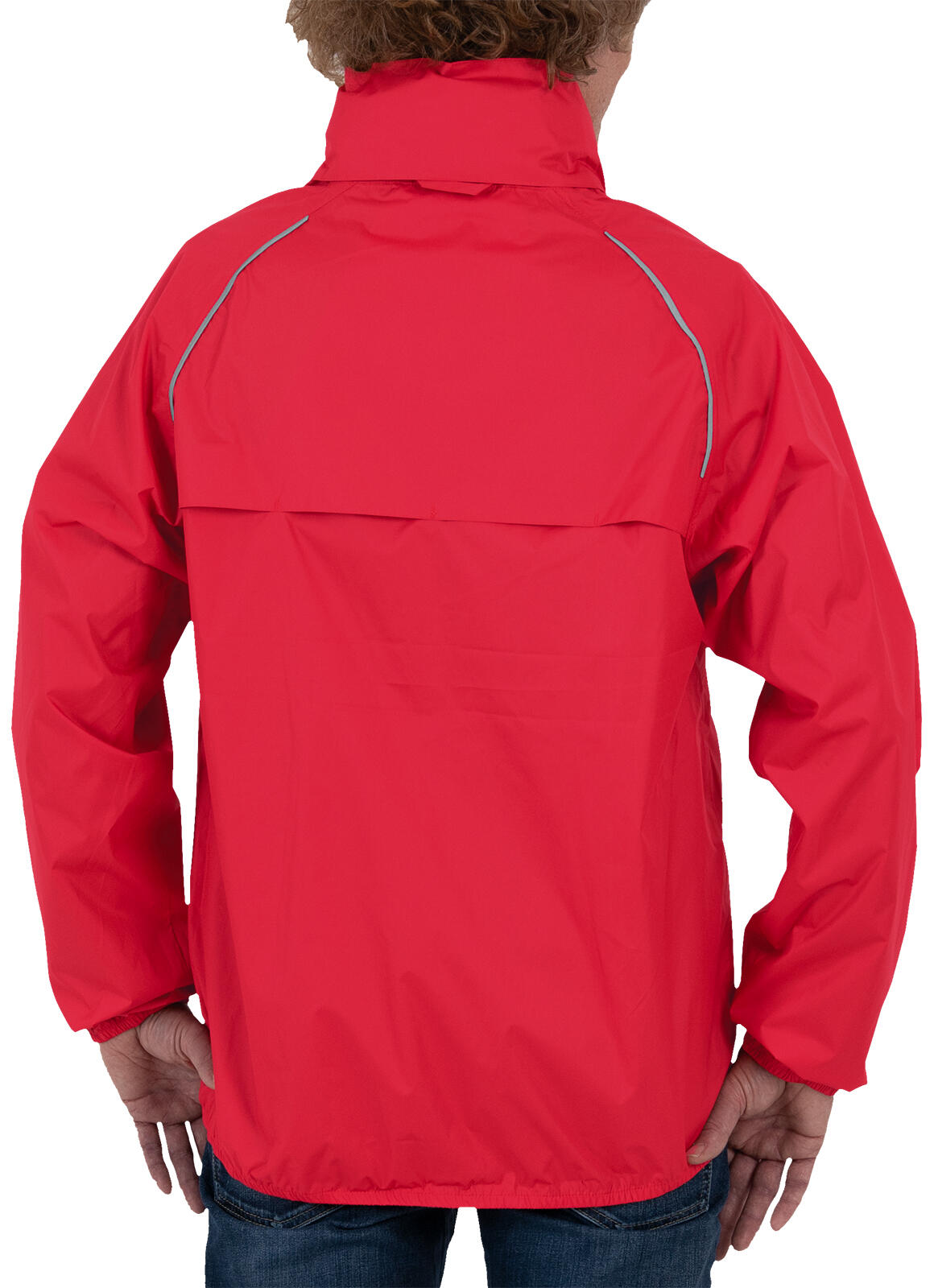 Herren Fahrradjacke PACKable Mars Red | Decathlon