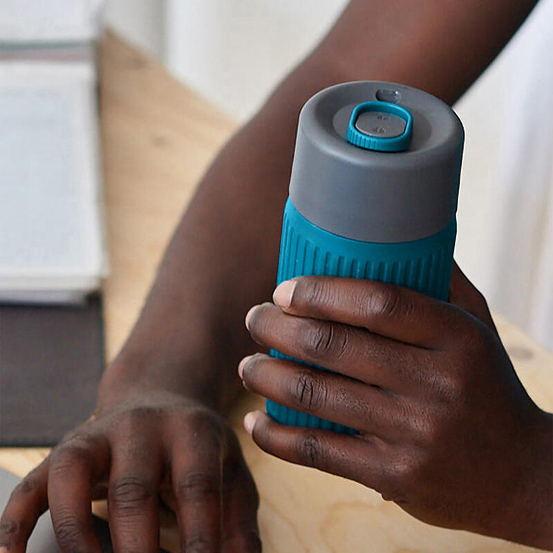 Black+Blum Glass Travel Cup 340ml Ocean BLACK + BLUM - Decathlon