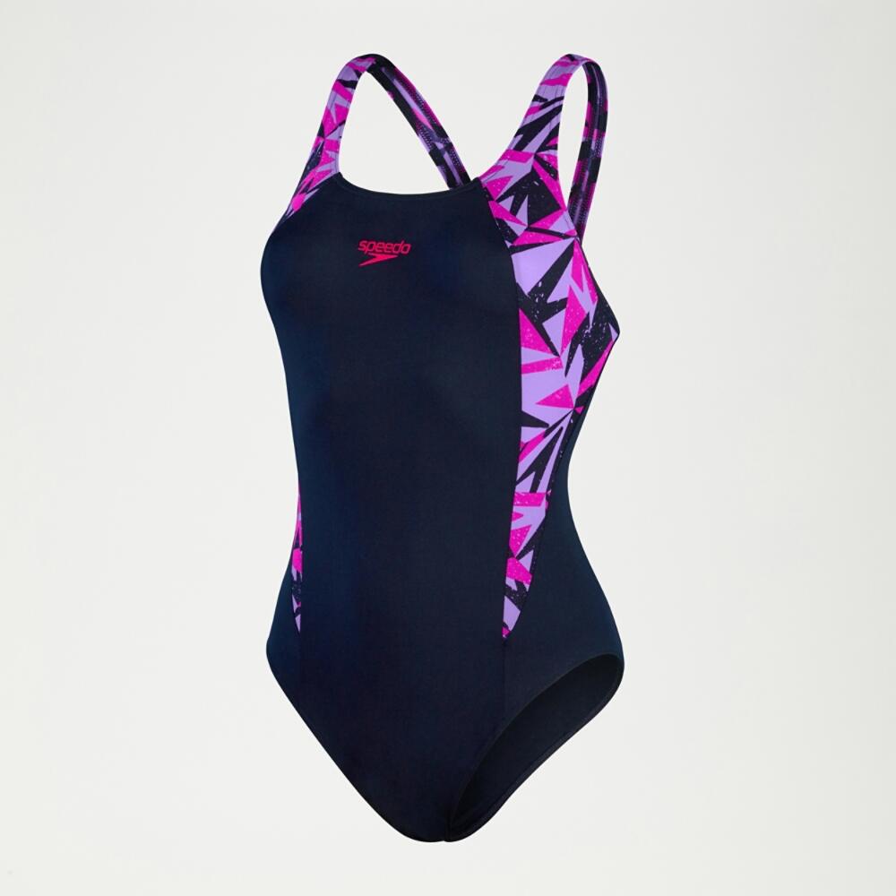 Speedo HyperBoom Splice Muscleback badpak - blauw 30 SPEEDO | Decathlon