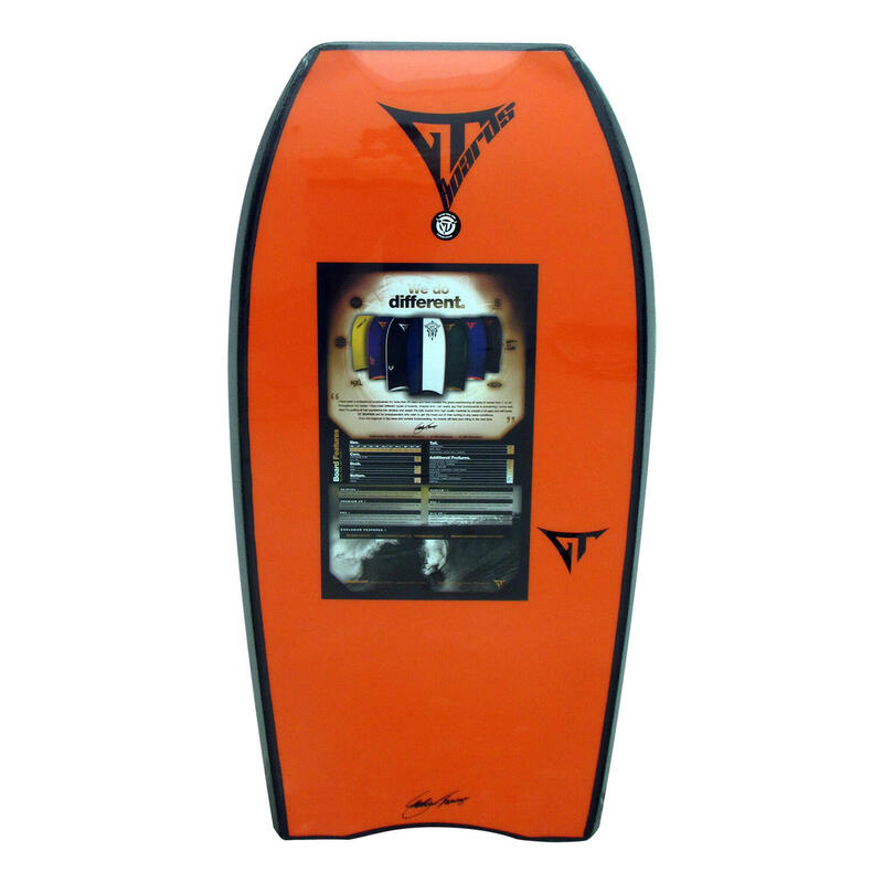 GT BOARDS - Bodyboard One Negru/Portocaliu 40 | Decathlon