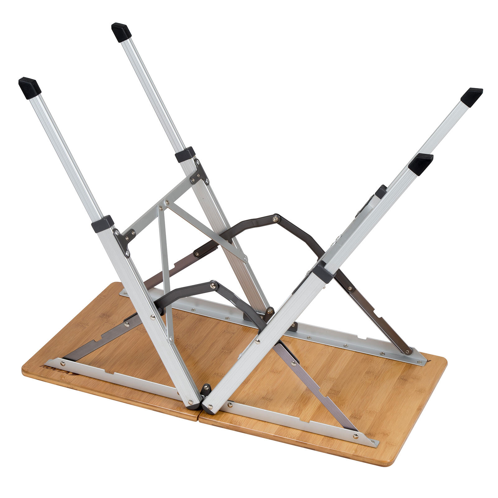 Camping Table de jardin pliante Pliable Réglable Alu Bambou | Decathlon