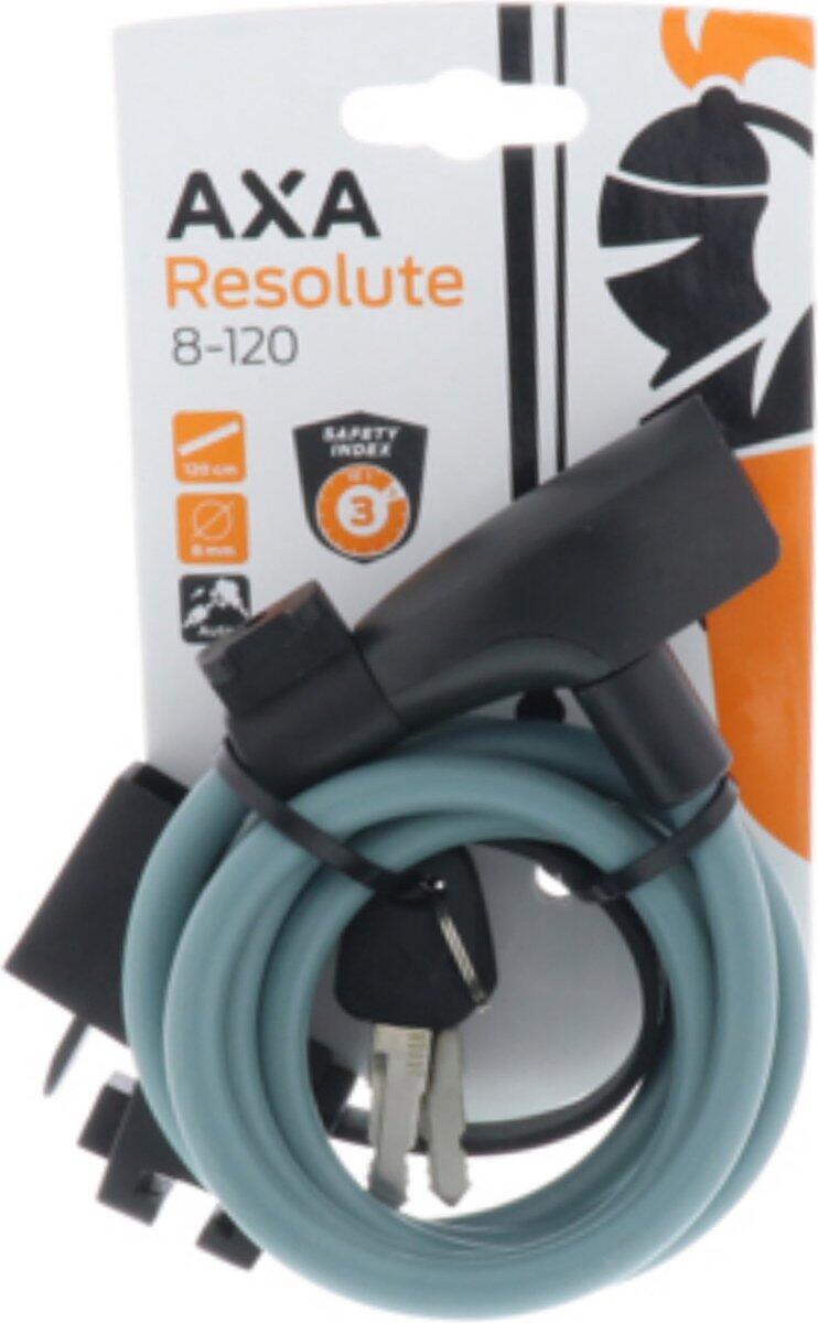 AXA Resolute 120 8 Cable Lock in Army Green AXA | Decathlon