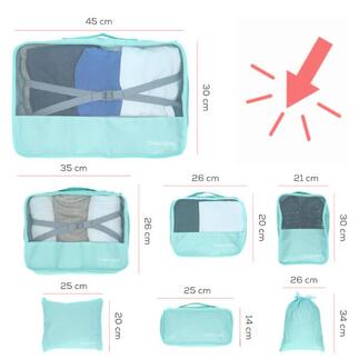 Dream Travel® packing cubes organiser set van 7 - zwart | DREAM TRAVEL ...