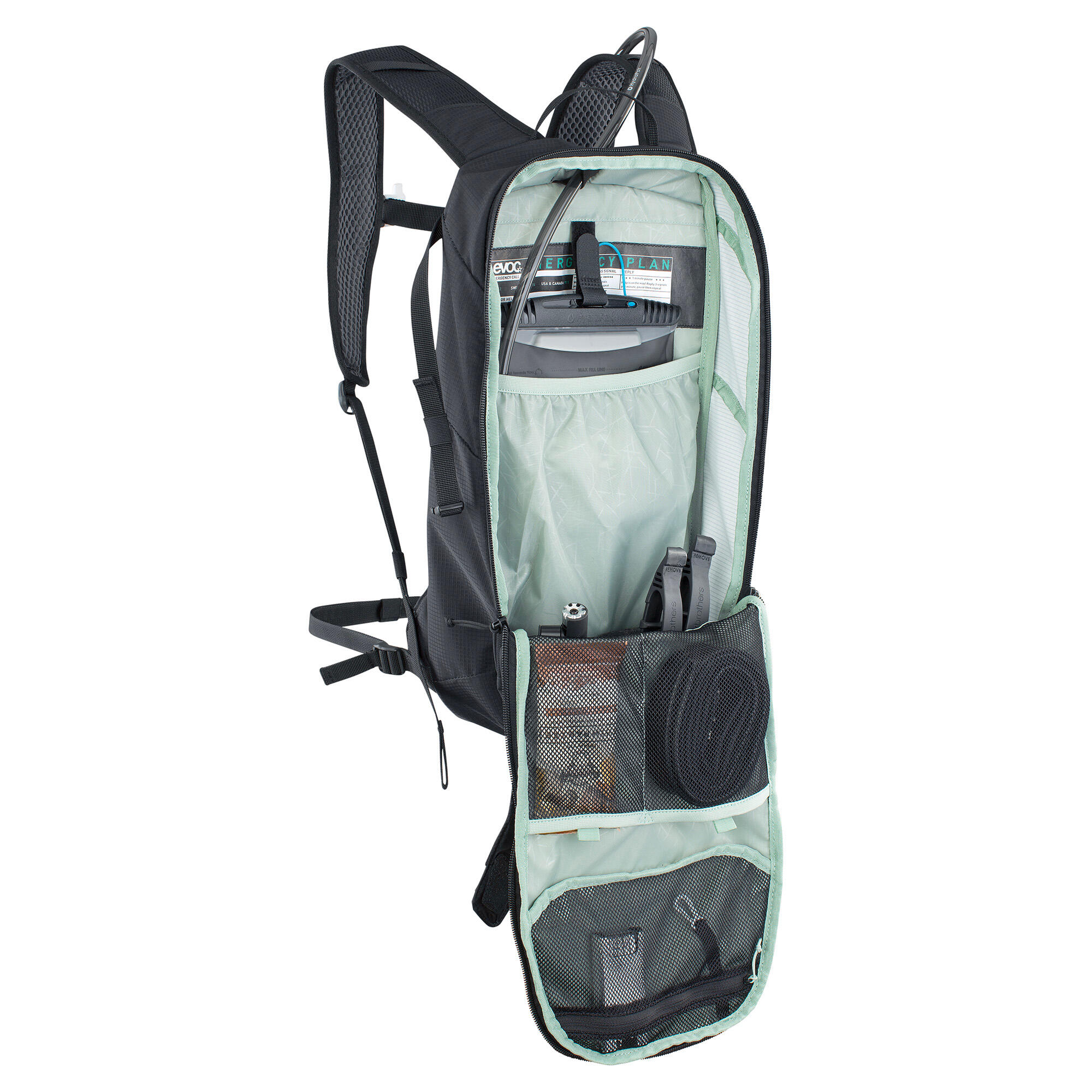 Ride Performance Backpack 8L Black + 2L Bladder EVOC | Decathlon