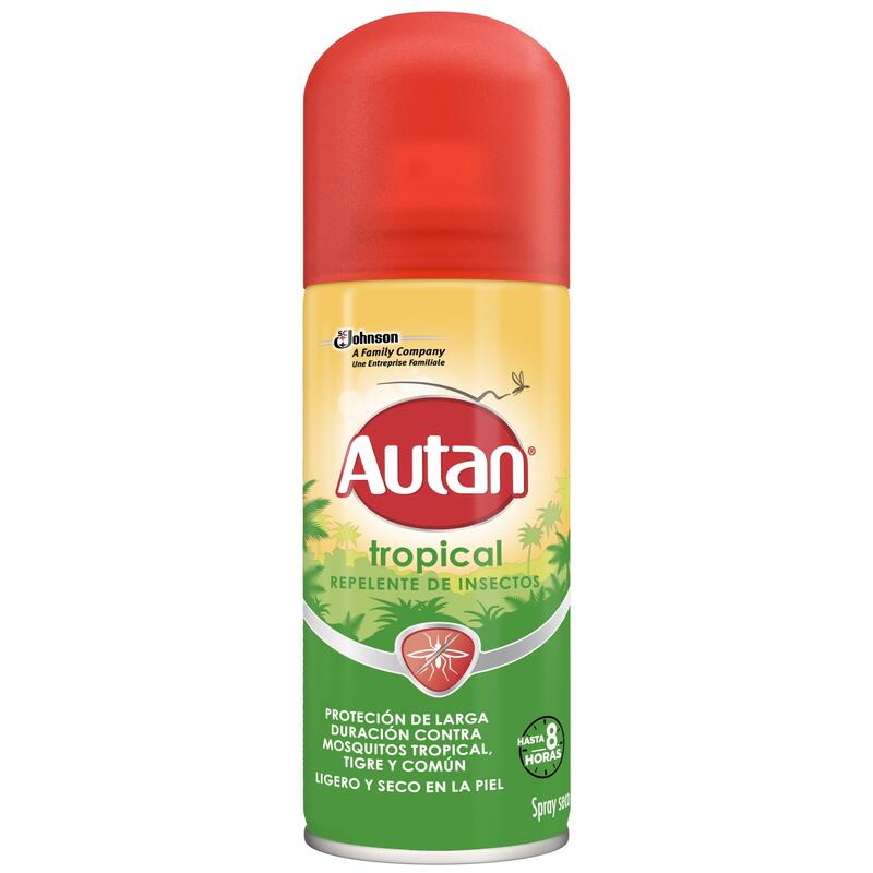 Répulsif de Moustiques Commun et Tigre Tropical 100 ml AUTAN | Decathlon