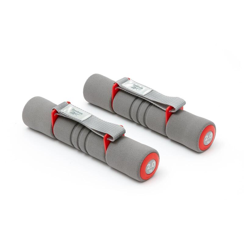 Hantle Reebok z uchwytem 2 x 2 kg REEBOK | Decathlon