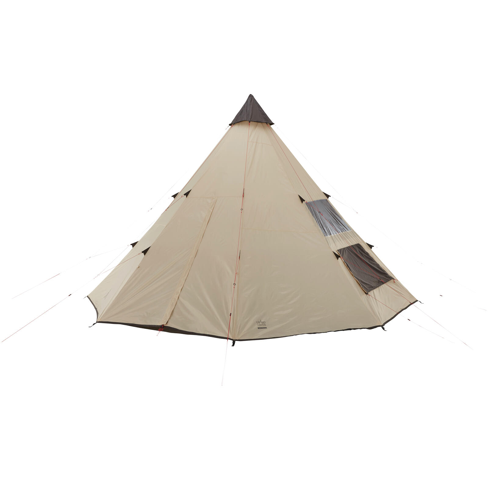 Black Falls 8-persoons tipi tent Familie groepstent | Decathlon