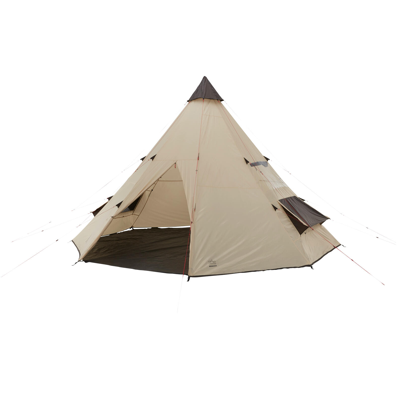 Black Falls 8 Personnes Tepee Tente Familiale Groupe Tipi | Decathlon