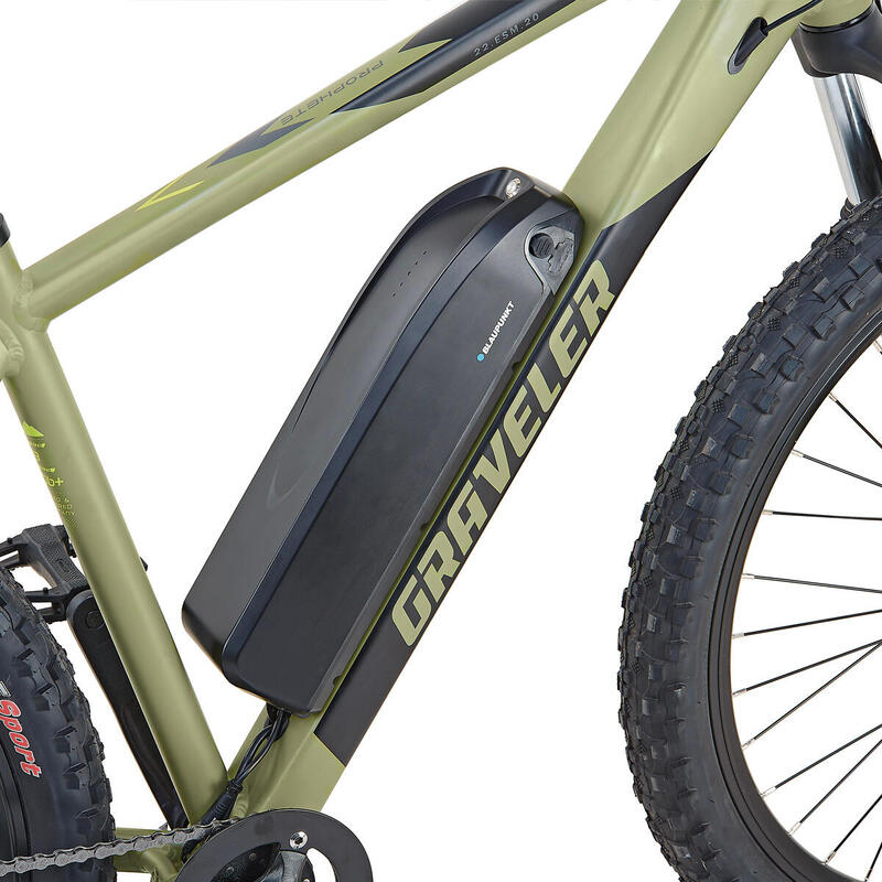 Graveler, E-MTB 27,5" 10,4 h, 8 sp, Blaupunkt HR-Motor | PROPHETE | Decathlon.nl