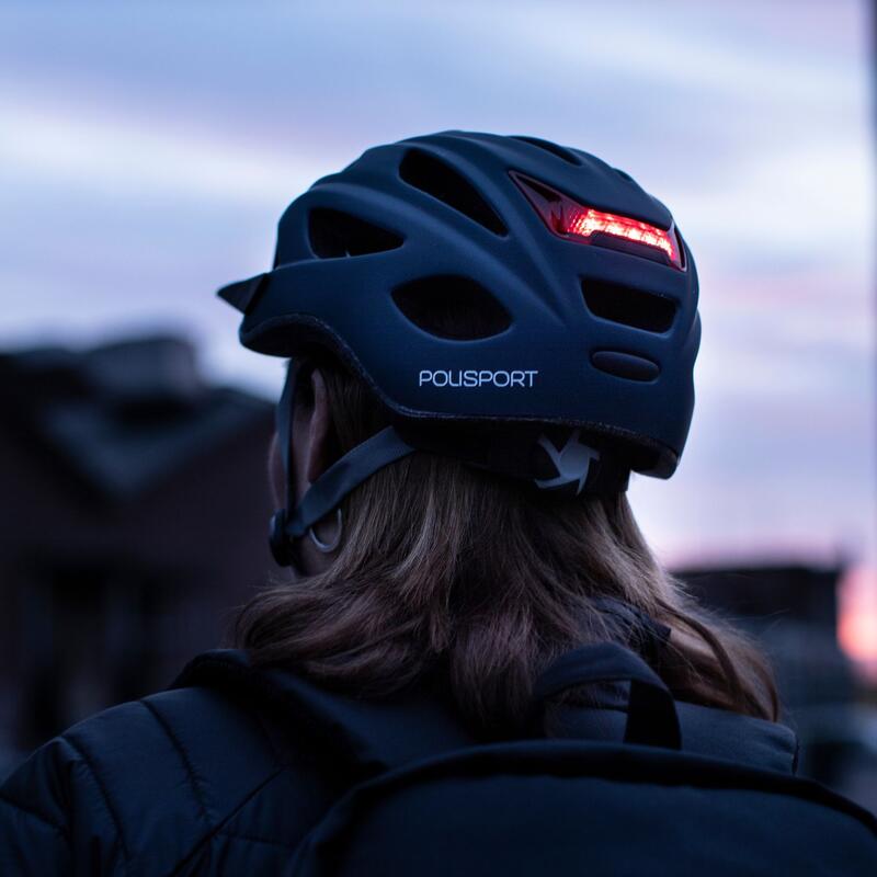 Městská přilba Polisport CITY GO – stylová a bezpečná, modrá matná ...