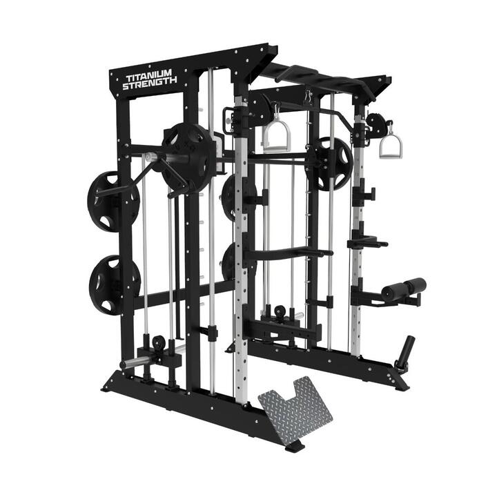 TITANIUM STRENGTH Titanium Strength Black Series B100 V2 Smith Machine ...