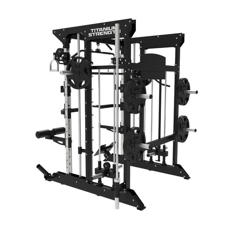 TITANIUM STRENGTH Titanium Strength Black Series B100 V2 Smith Machine ...