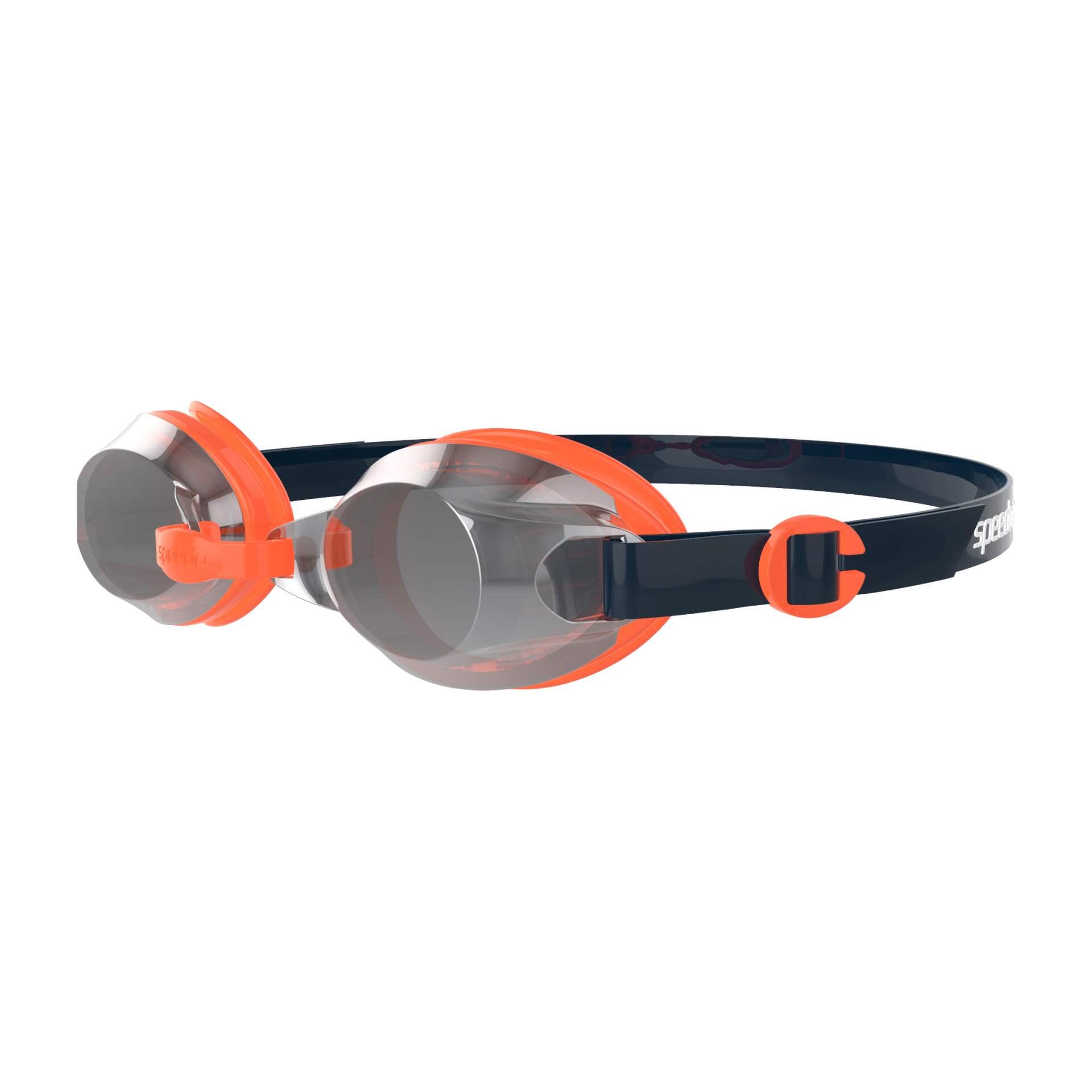 Speedo Jet Junior Mirrored Goggles - Navy / Orange / Chrome SPEEDO ...