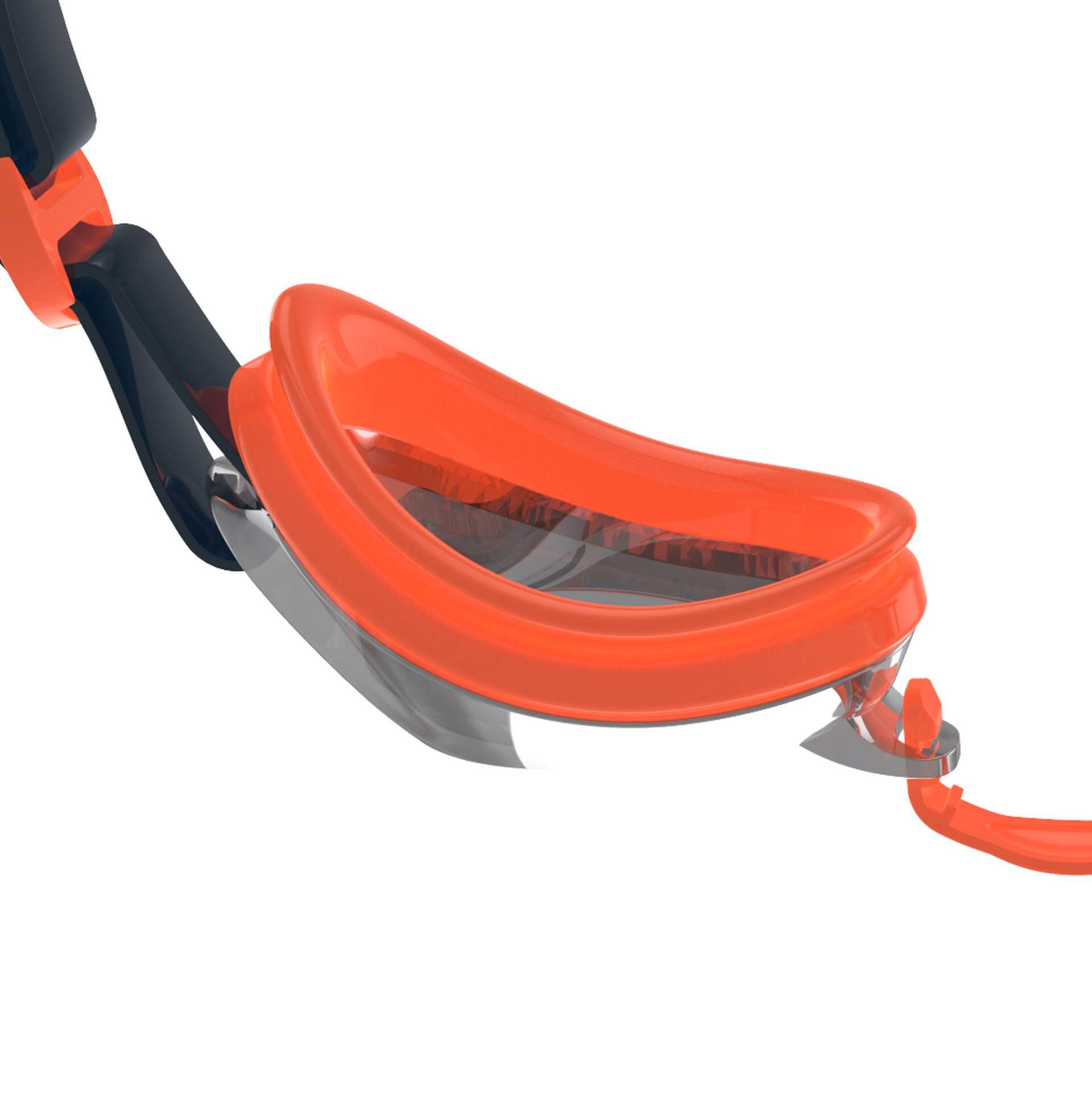 Speedo Jet Junior Mirrored Goggles - Navy / Orange / Chrome SPEEDO ...