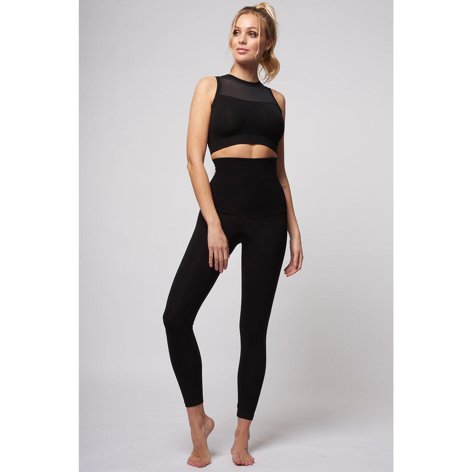 Extra Strong Compression Leggings with High Waist Tummy Control Short ...