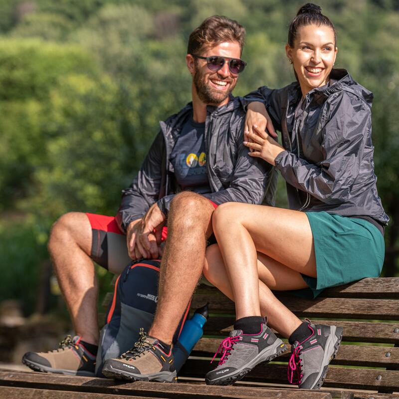 Chaussures de Randonnée Homme RAIDER WP BLEU FONCÉ - ORANGE TREZETA ...