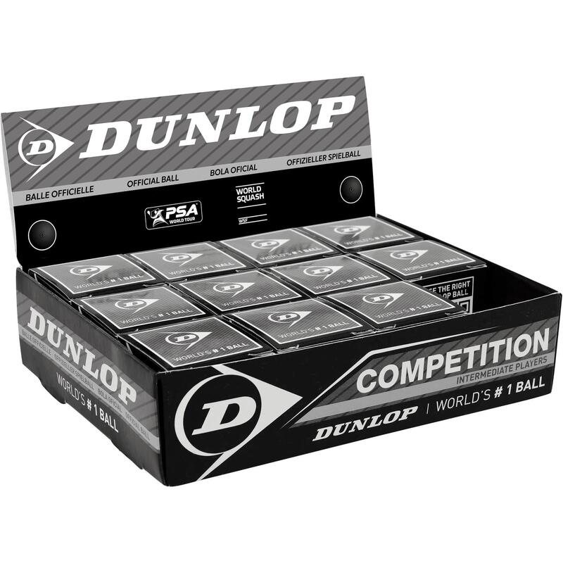 Balles de squash COMPETITION (Noir) DUNLOP | Decathlon.ch