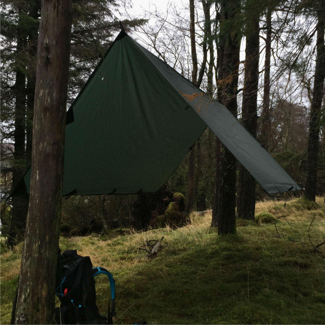Lomo 5m x 5m Bushcraft Tarp LOMO | Decathlon