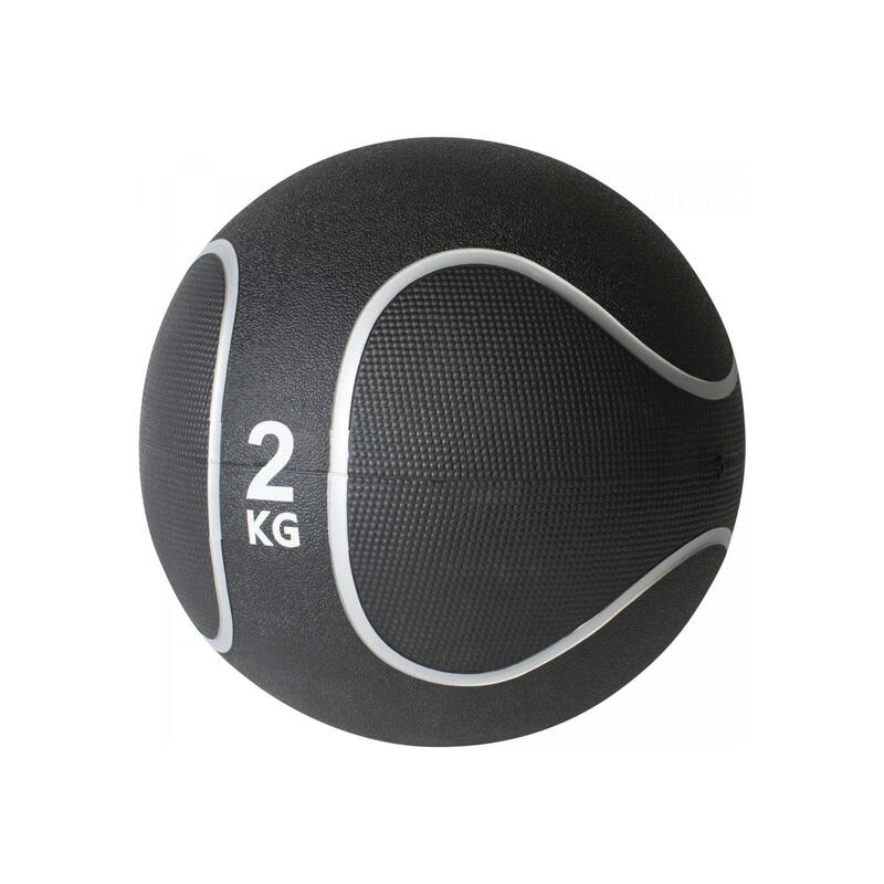 LOT 3 MEDECINE BALL NOIR ET GRIS | MUSCULATION | 1KG, 2KG ET 3KG ...