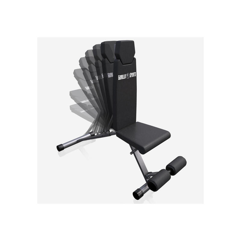 Ławka regulowana do treningu Gorilla Sports składana GORILLA SPORTS ...