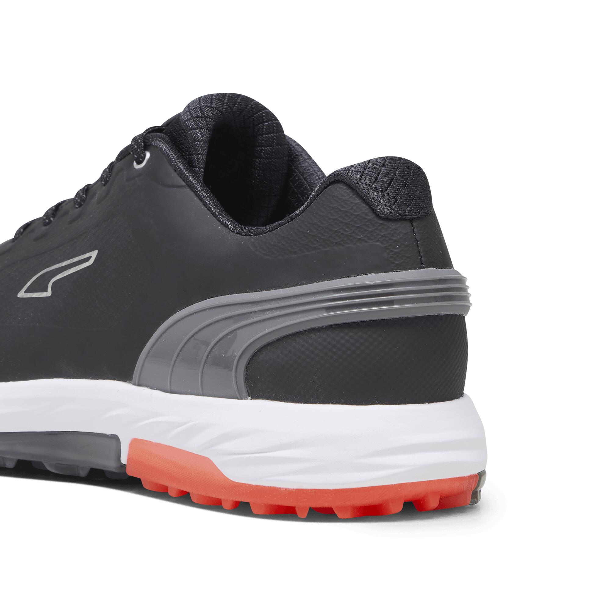 Puma Alphacat Nitro Golf Shoes Black/QUIET SHADE/Red | Decathlon