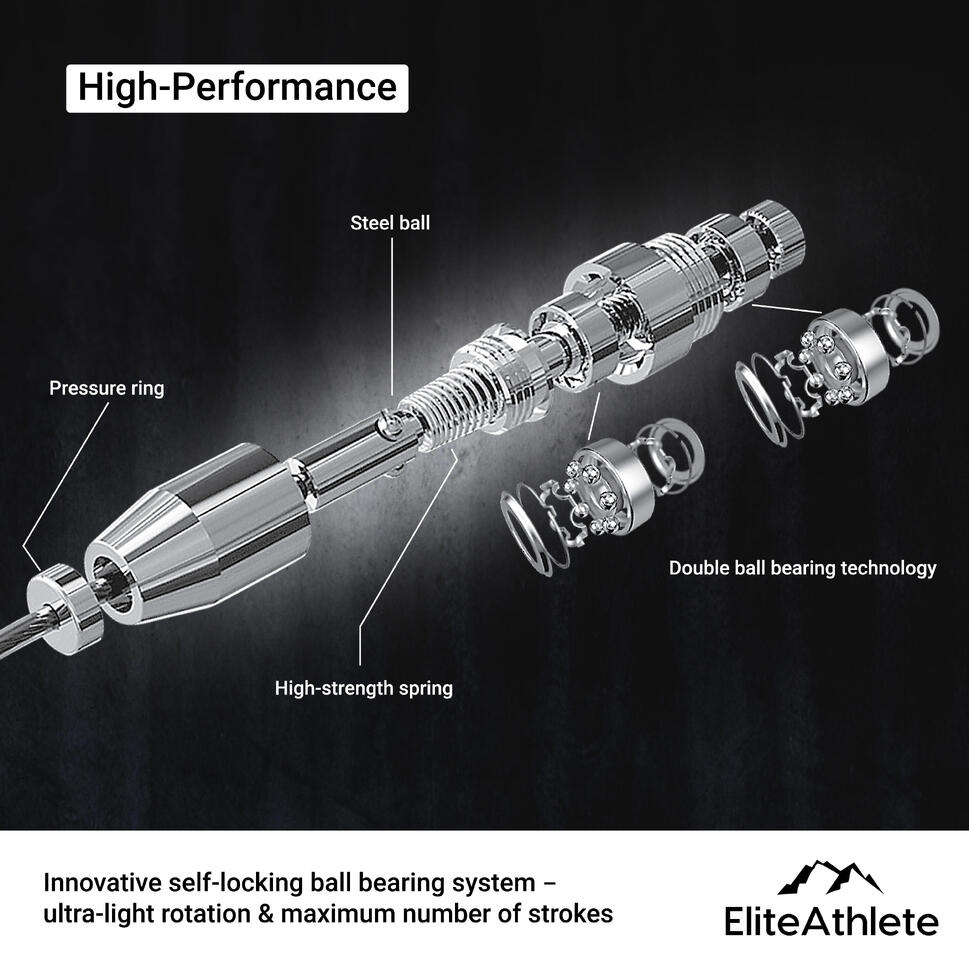 ELITE ATHLETE EliteAthlete® Springtouw Fitness verstelbaar - Jump Rope ...