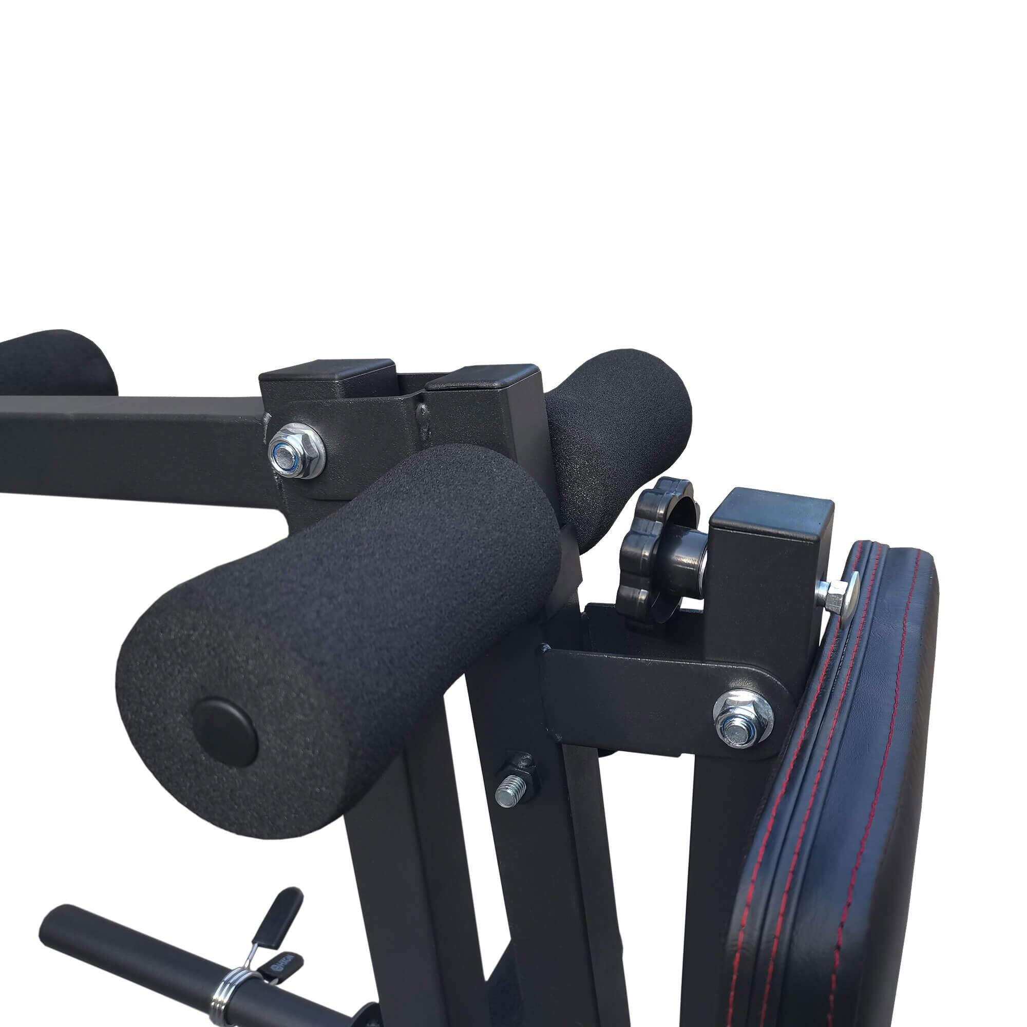 HXGN Folding Barbell Weight Bench with Leg Developer | Decathlon