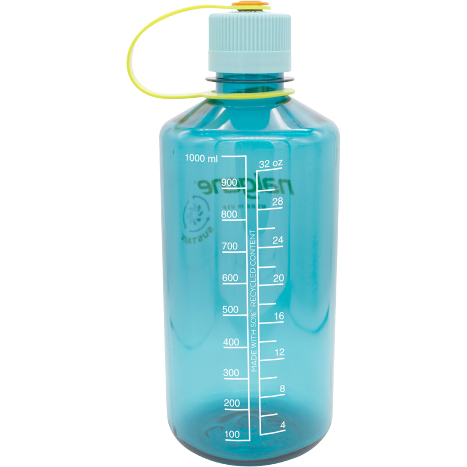 1L Narrow Mouth Sustain Water Bottle - Made From 50% Plastic Waste ...