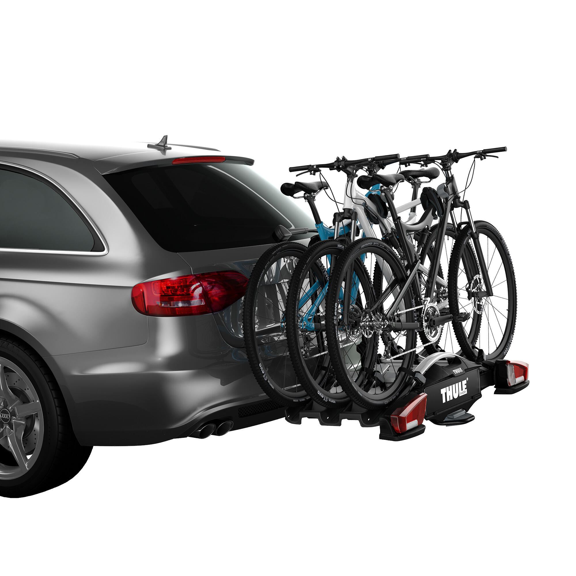 Porte-vélos sur boule d’attelage 3 vélos Fix4Bike Thule VeloCompact F 3 ...