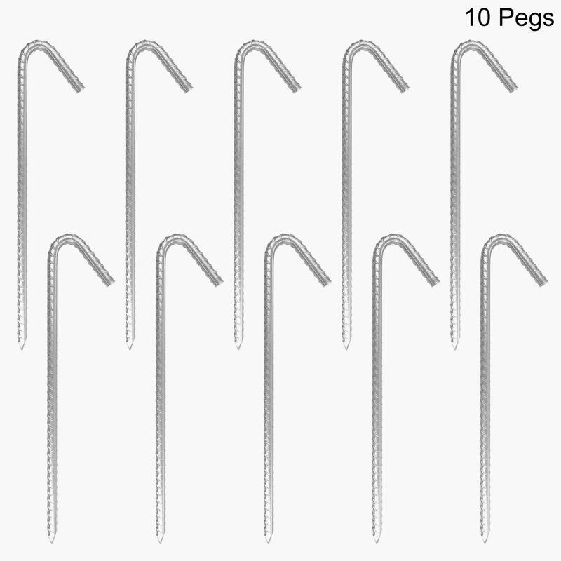 Lomo Marquee Heavy Duty Tent Pegs - Set of 10 LOMO - Decathlon