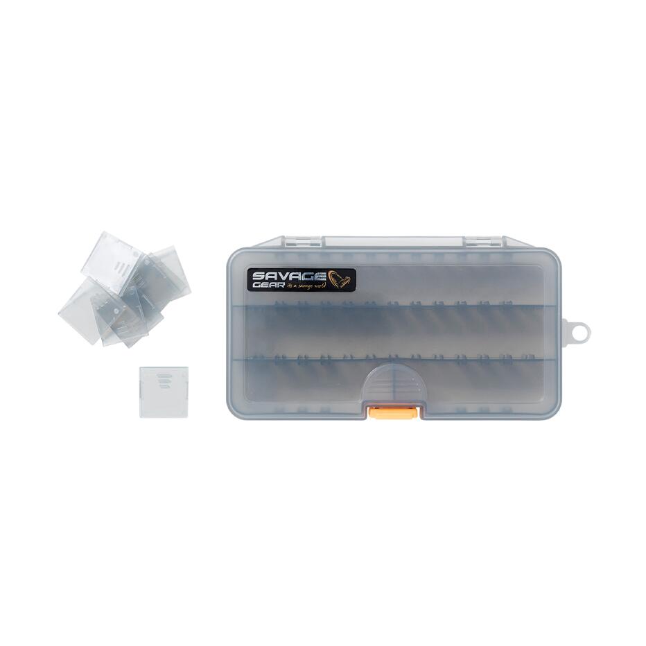 Boîte de rangement Savage Gear Lurebox Smoke (Cassette B - 18,6 x 10,3 ...