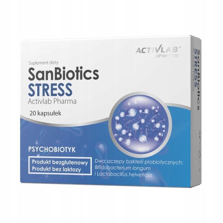 Probiotyk SanBiotics Stress Kapsułki Activlab Pharma ACTIVLAB PHARMA ...