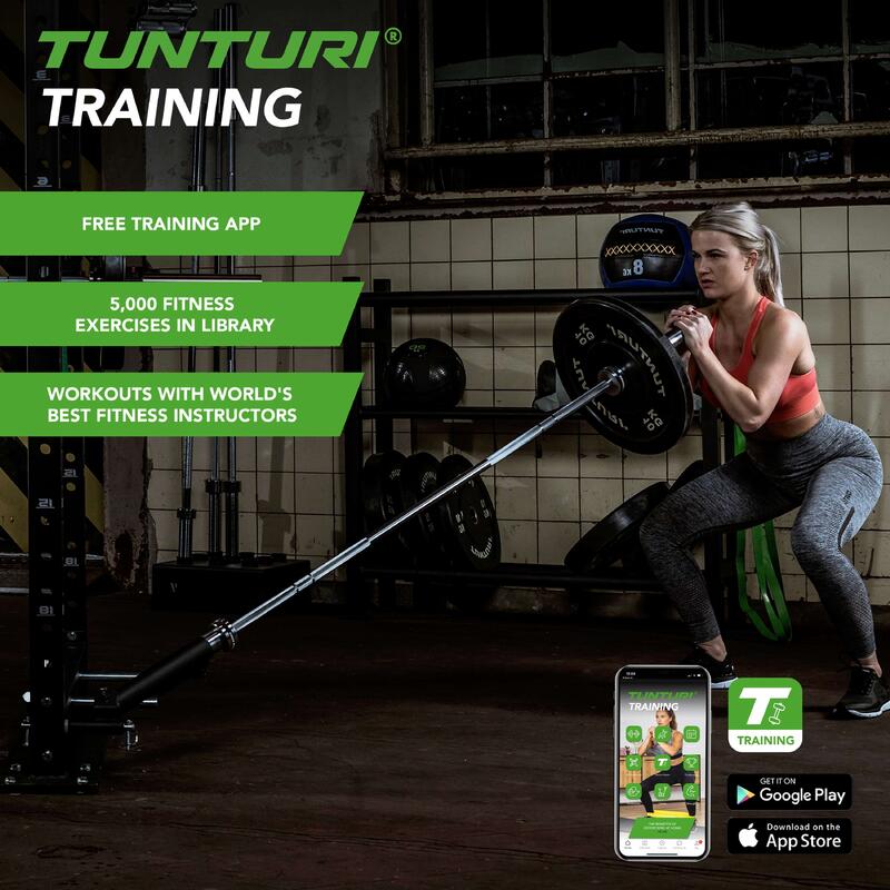 T-Bar Row Platform - mine terrestre pour haltères olympiques TUNTURI ...