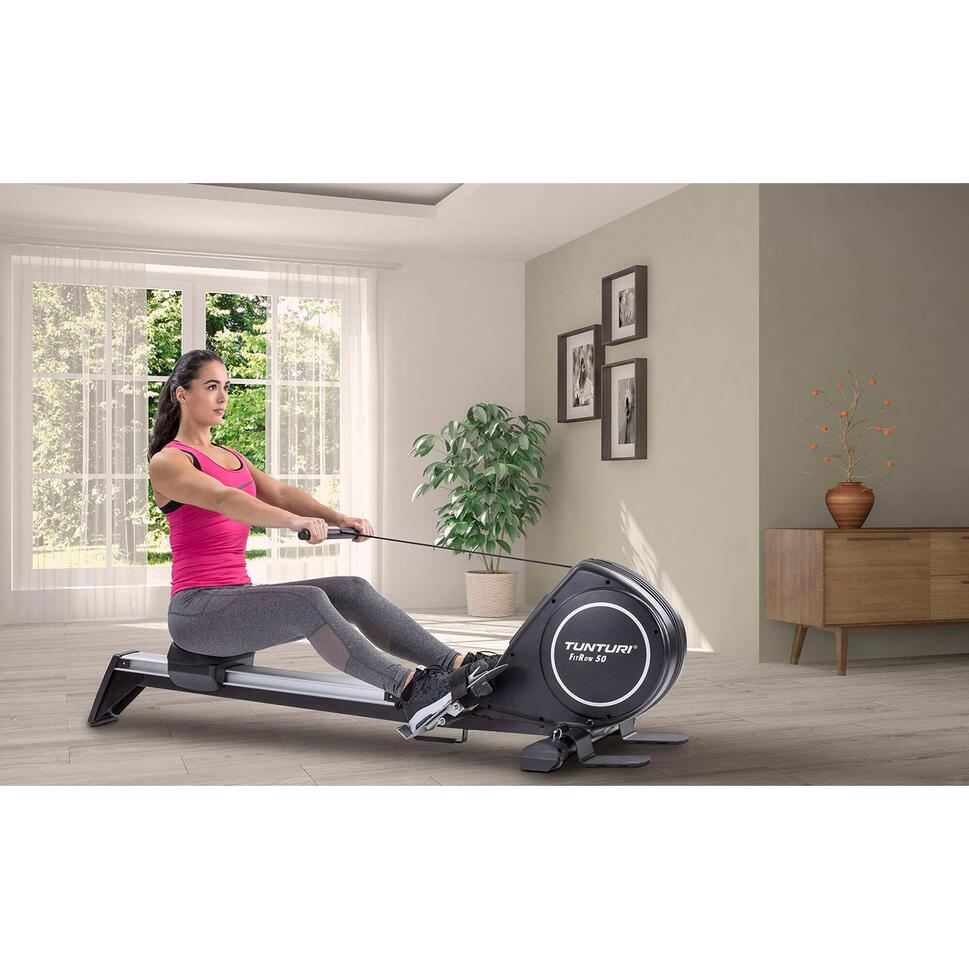 TUNTURI Roeimachine - Roeitrainer - Roeier- FitRow 50 | Decathlon