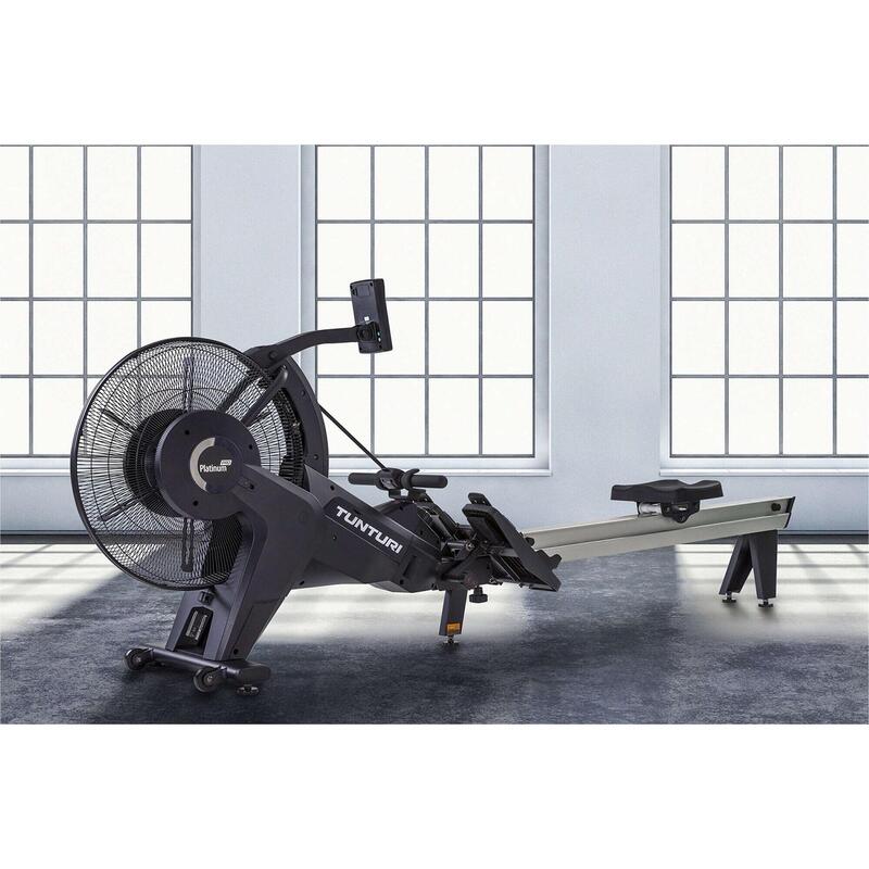 Tunturi Platinum PRO Air Rower Rudergerät Schwarz | TUNTURI | Decathlon.ch