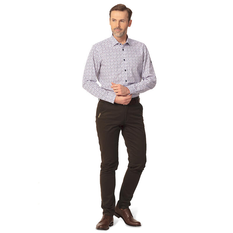 TAGART - Cămașă de teren bărbăteasc Tagart Animal cu motiv de cerbi ...