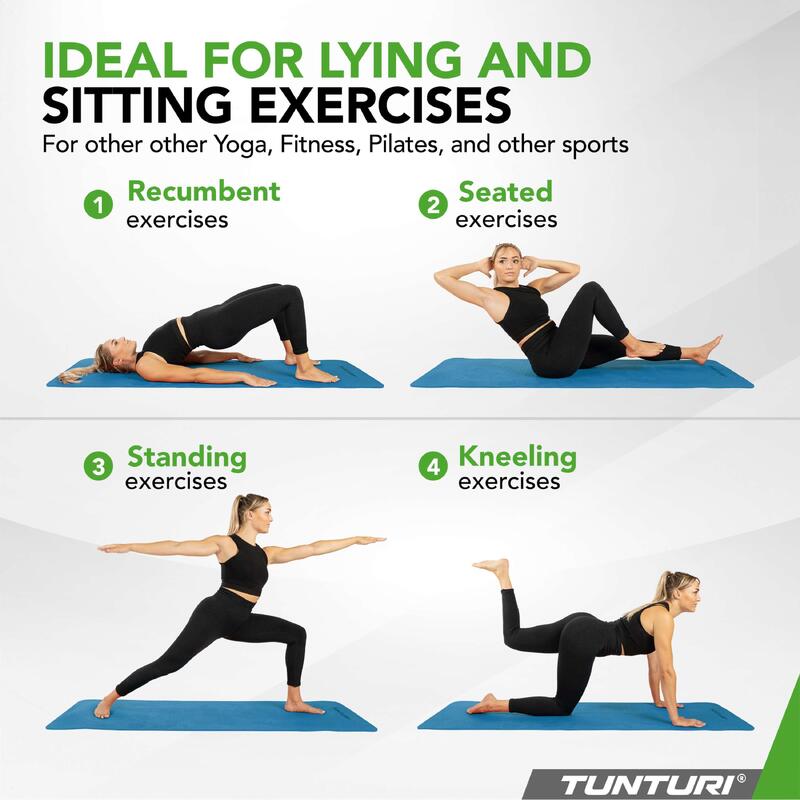 Yoga mat 8mm - Pilates Mat - Extra Dikke Fitness Mat - 183x61x0,8 cm ...