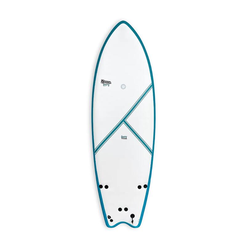 Foamy FISH X - FUTURES - 6'8 Performance Softboard Surfboard met ...