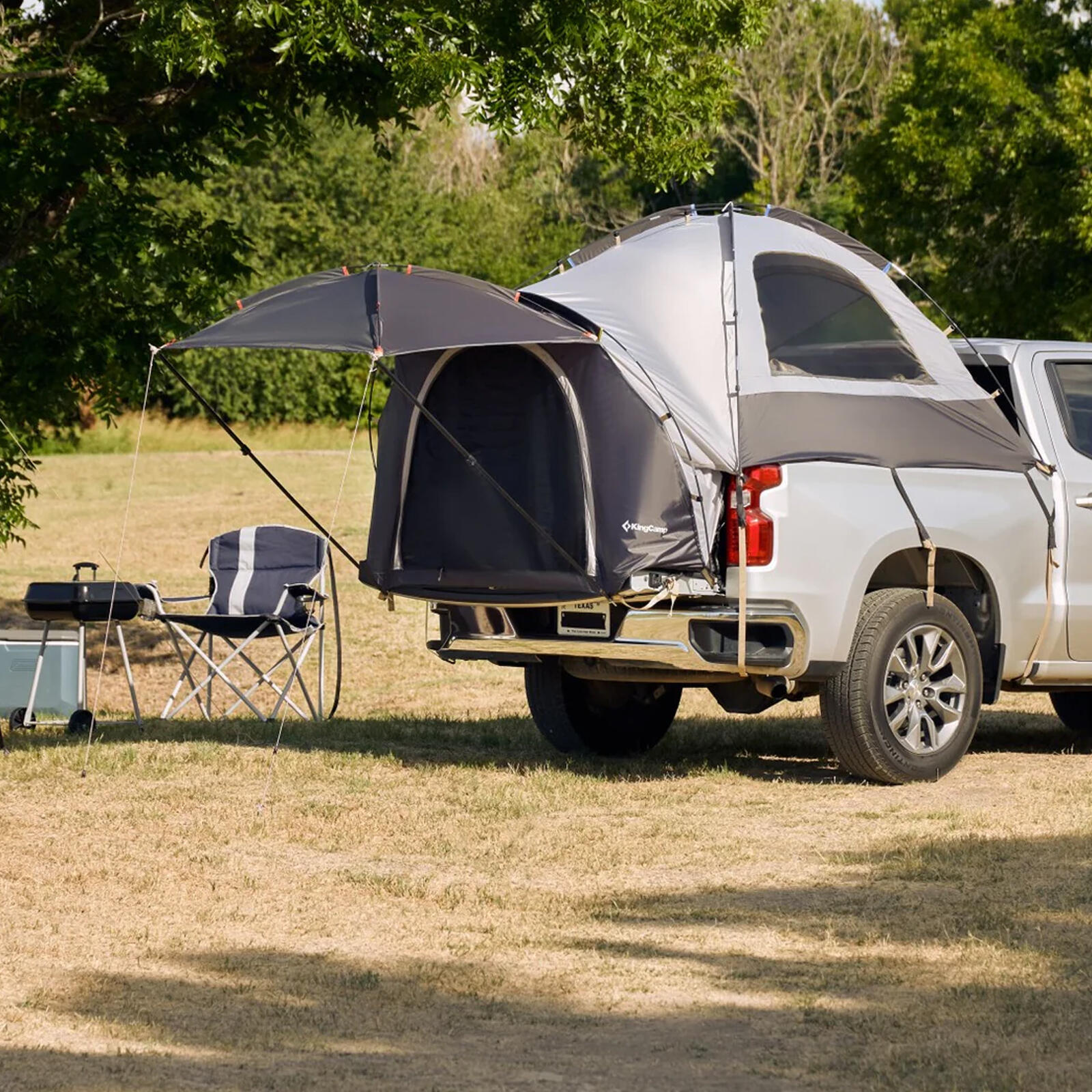 Pickup tent 2 persoons truck bed binnentent camping KINGCAMP | Decathlon