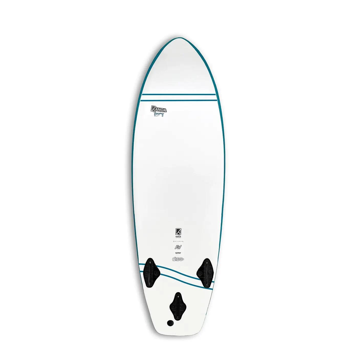 Foamy FLOW X - FCS - 5’5 Rivierboard voor beginners en gevorderden | Decathlon