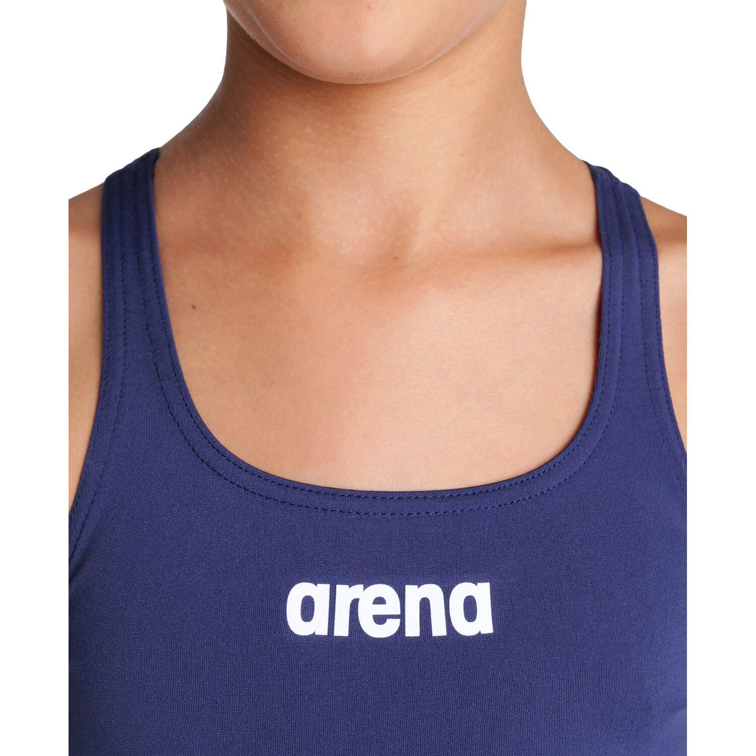 Arena Girls Team Swim Pro Solid Swimsuit - Navy/White ARENA | Decathlon