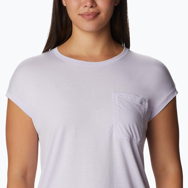 COLUMBIA - Tricou trekking femei Mâneci Scurte Boundless Trek, Violet ...