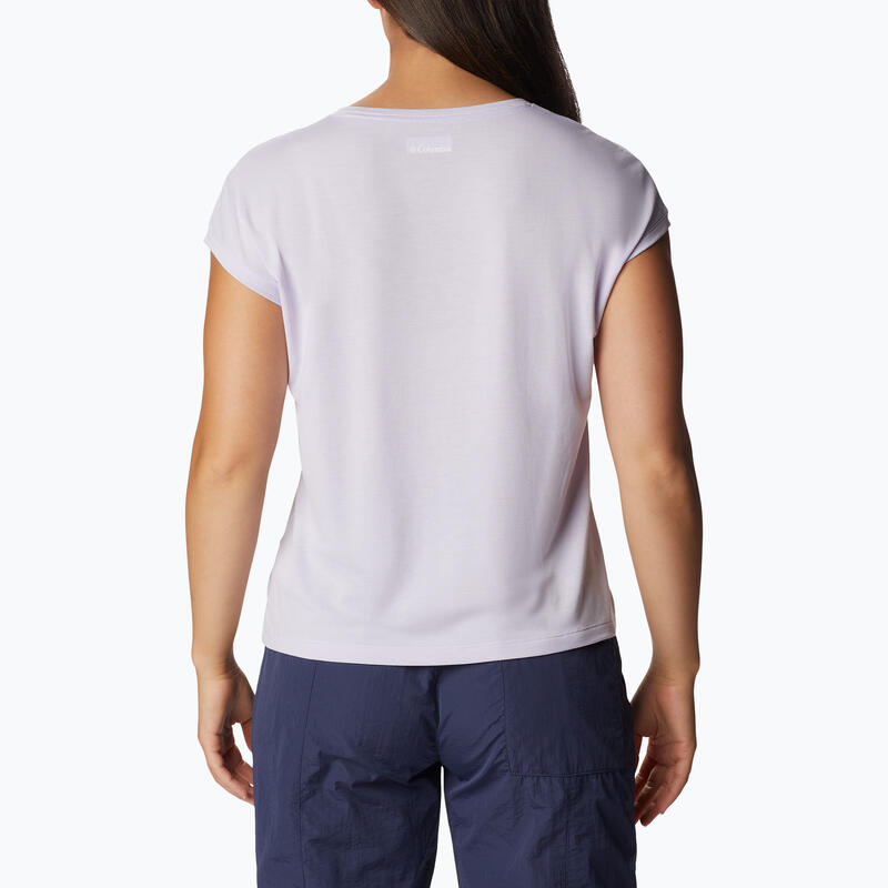 COLUMBIA - Tricou trekking femei Mâneci Scurte Boundless Trek, Violet ...