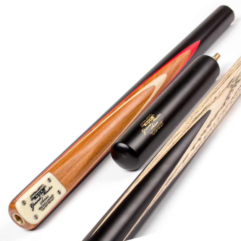 BCE Grandmaster 3/4 Cut Snooker Cue with Extension- 57" with 9.5mm tip ...