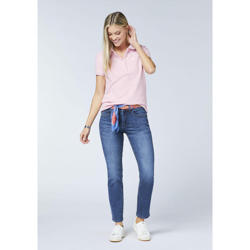 Poloshirt im Basic-Stil mit Label-Stickerei POLO SYLT - DECATHLON