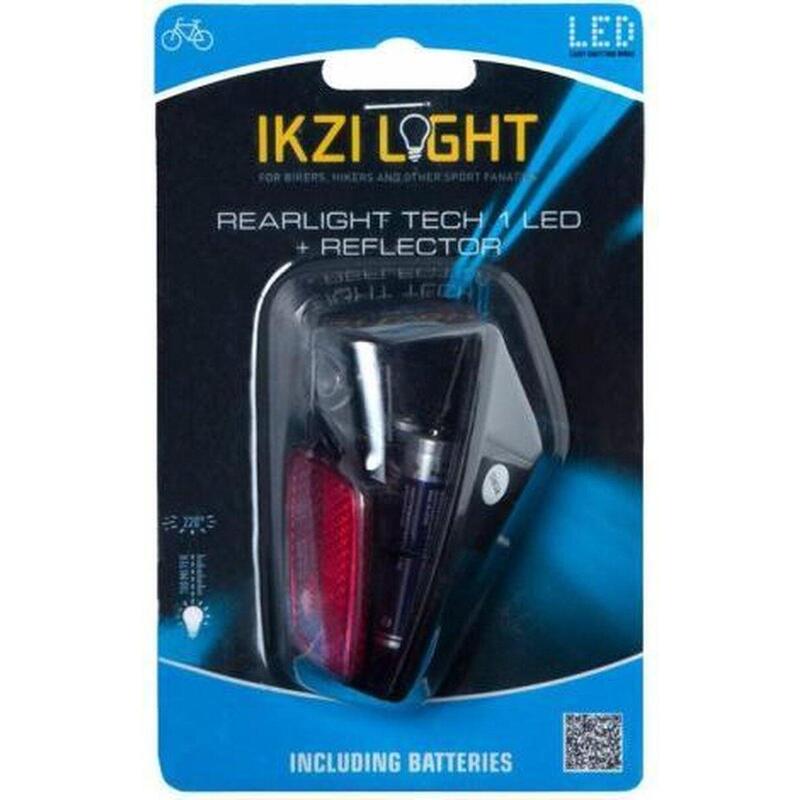 IkziLight feu arrière LED avec réflecteur, noir/rouge. IKZI | Decathlon