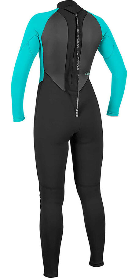 Combinaison de Surf 3/2mm Zip Dos - Noir - Reactor II - Femme | Decathlon